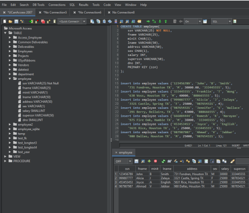 MS Access Database Query Tool Features For Mac Windows And Linux